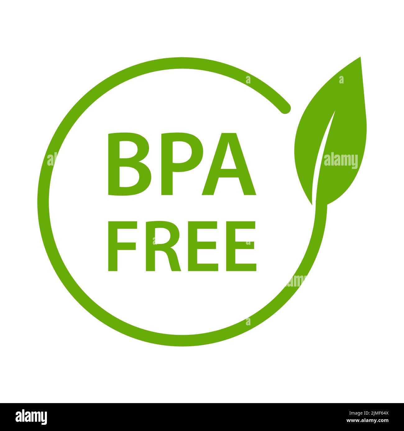 BPA FREE bisphenol A and phthalates free icon vector non toxic plastic ...