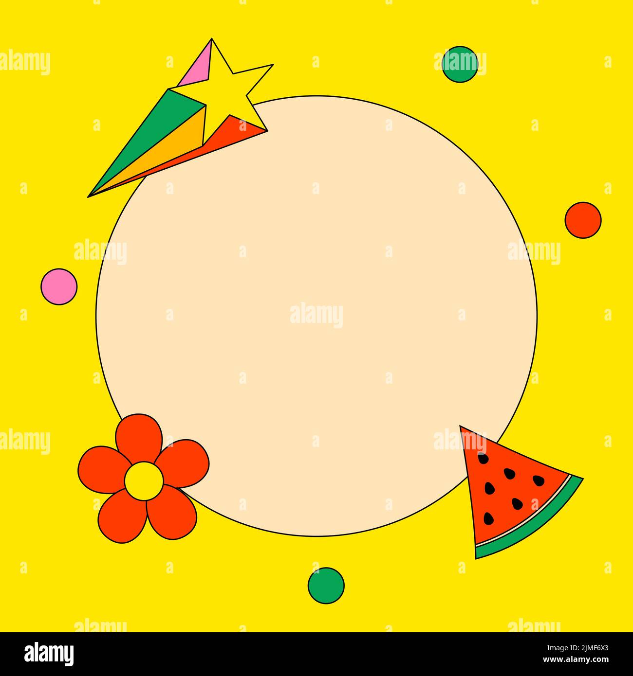 Retro 70s background star Stock Vector Images - Alamy