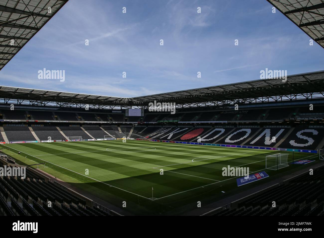 General view inside of Stadium MK, home of MK Dons Stock Photo - Alamy