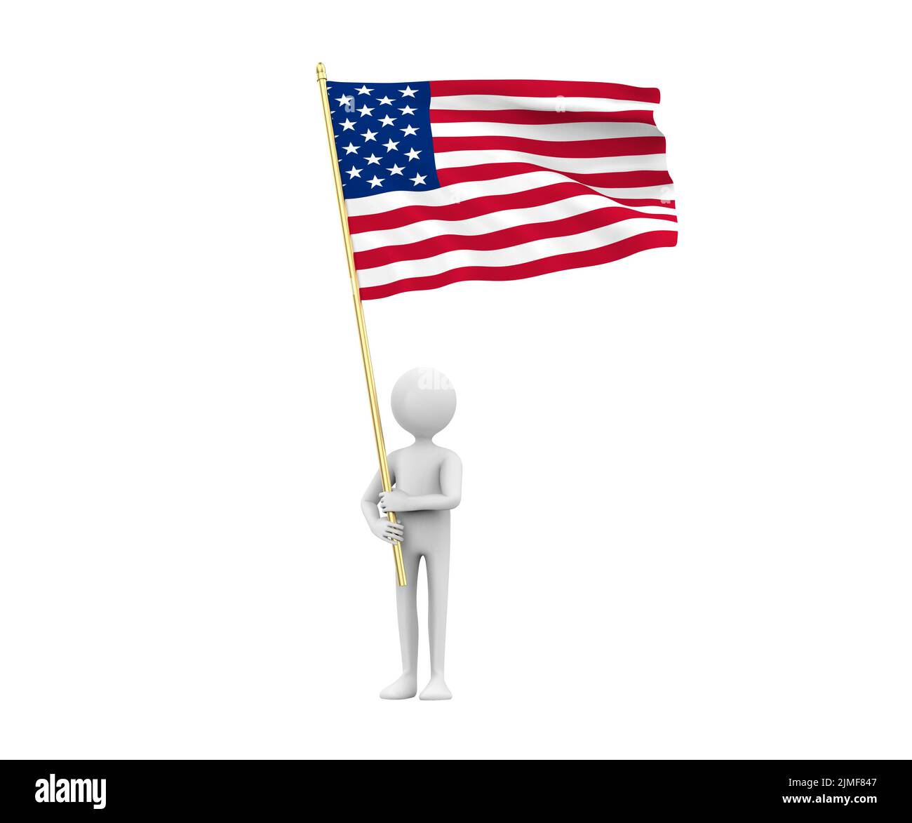 Flagpole cartoon hi-res stock photography and images - Alamy
