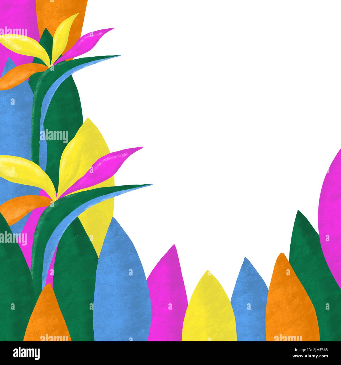 Summer Social Media Post Template with Space for Text Promotional ...