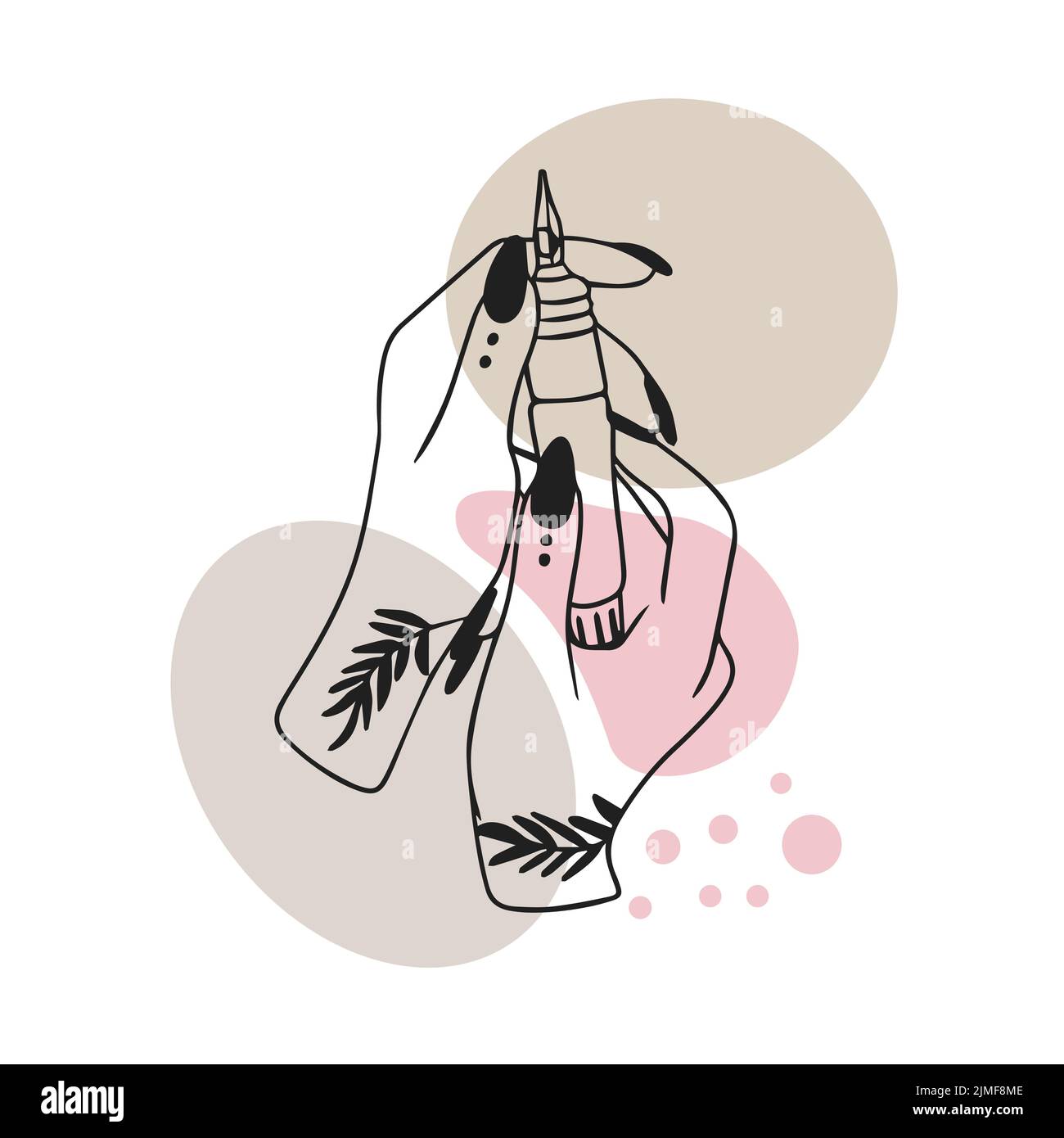 Face contour correction Stock Vector Images - Alamy