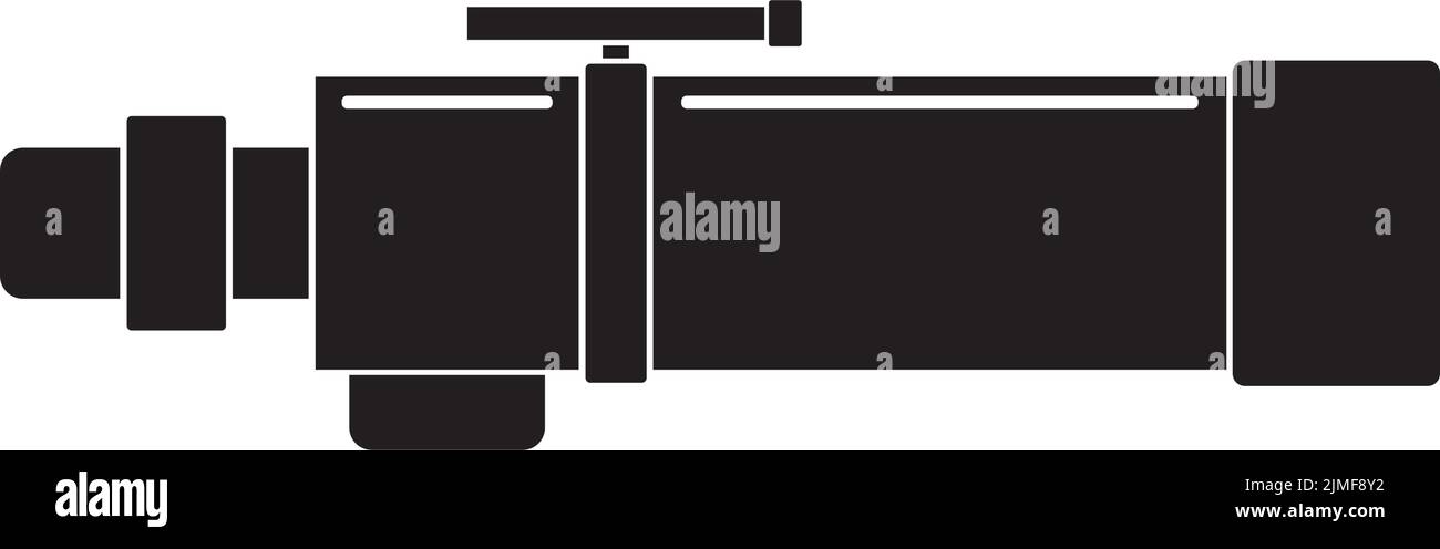 telescope icon logo vector design Stock Vector Image & Art - Alamy