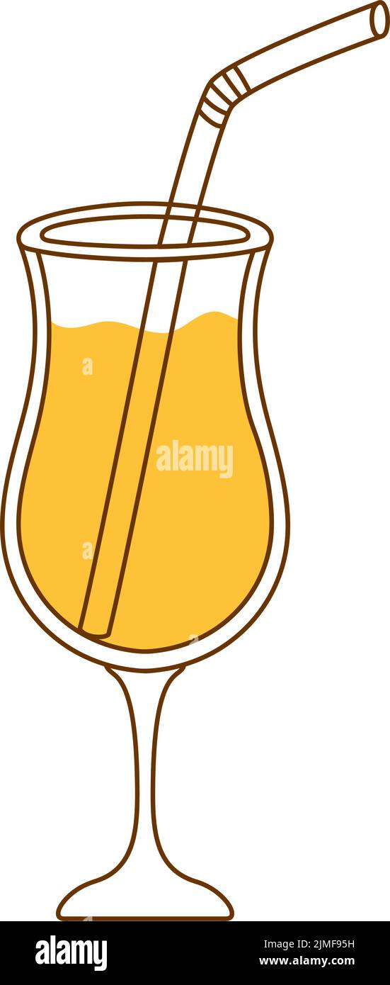 yellow cocktail design Stock Vector Image & Art - Alamy