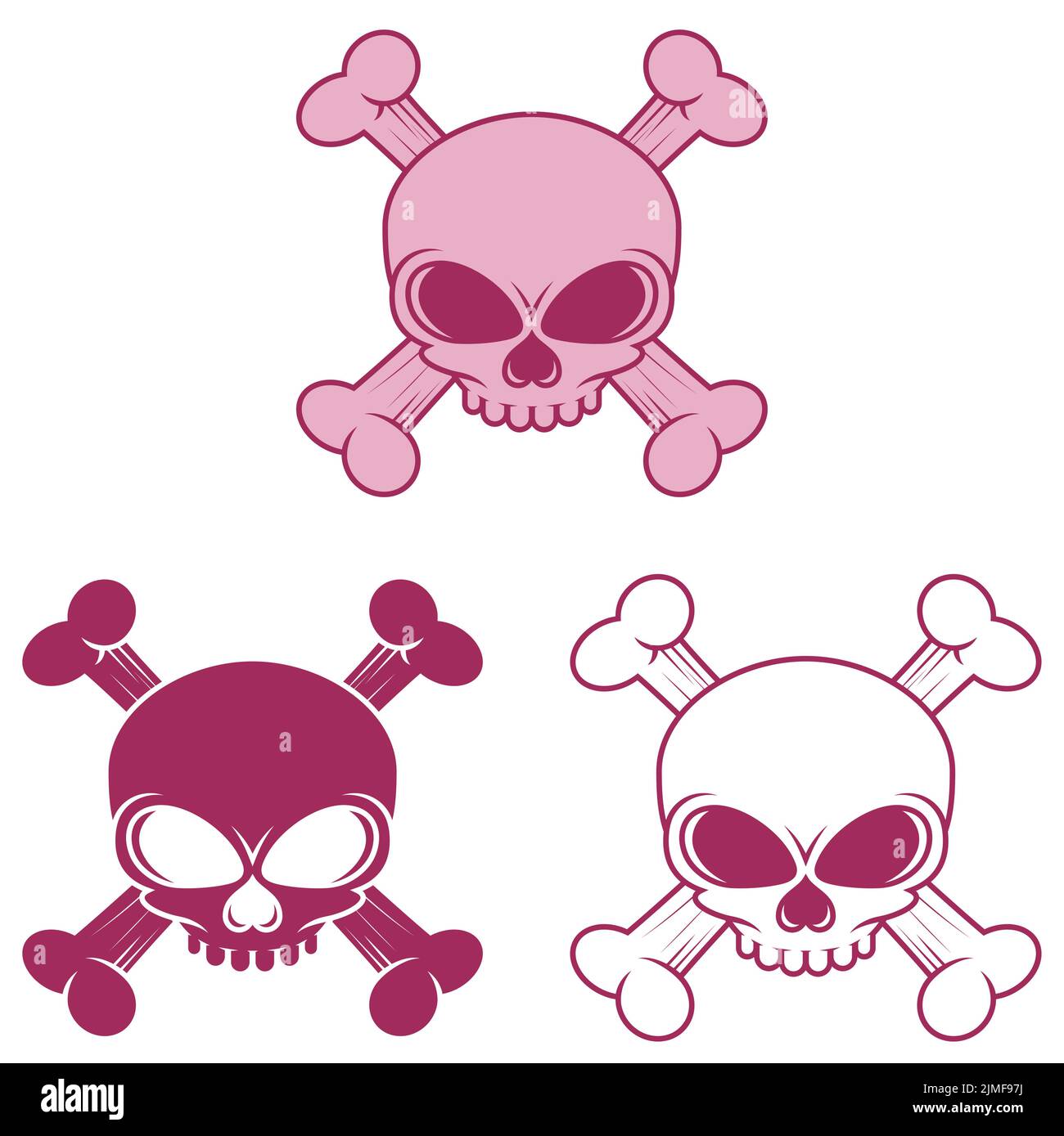 Cartoon style halloween pattern Cut Out Stock Images & Pictures - Alamy