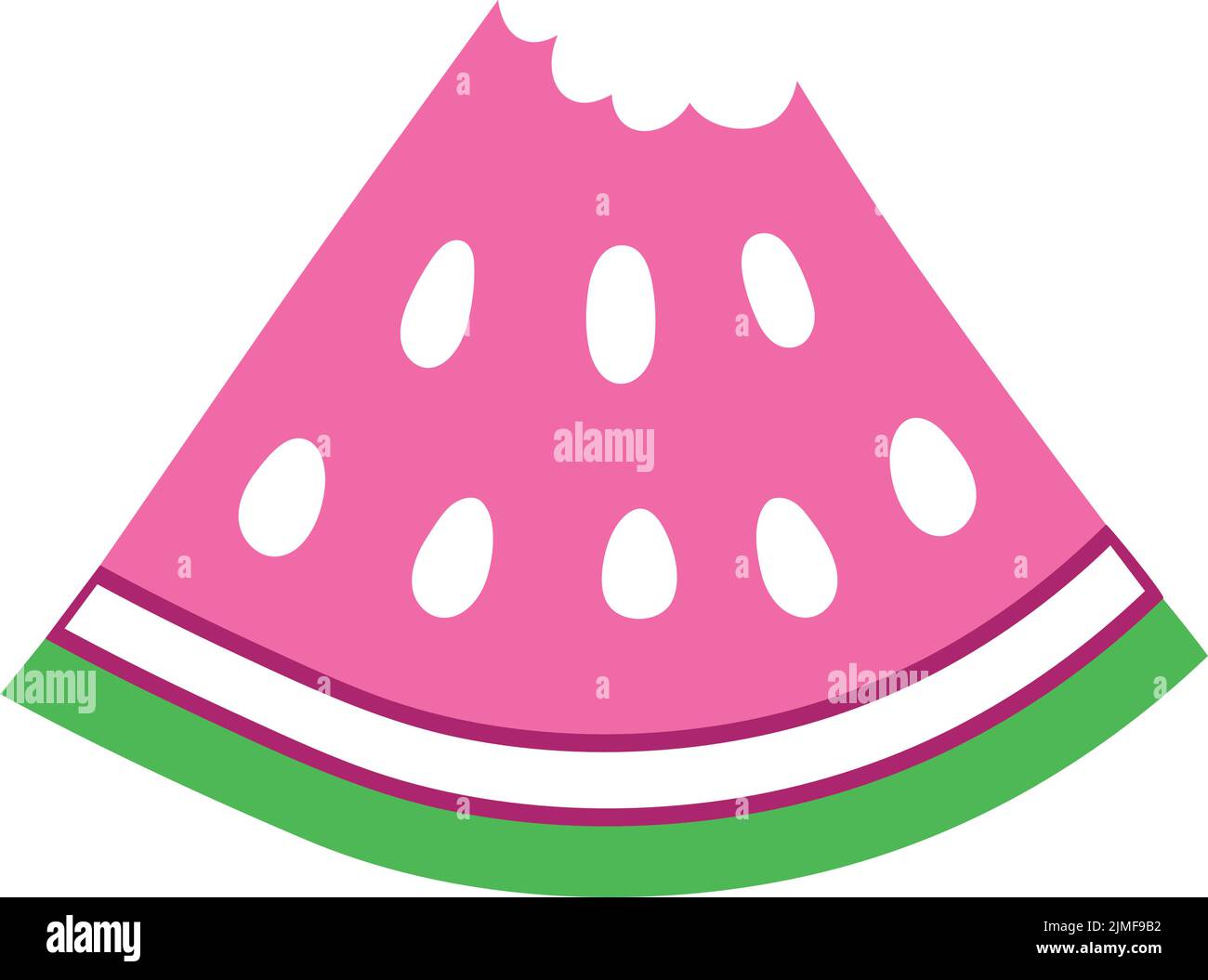 pink watermelon illustration Stock Vector Image & Art - Alamy