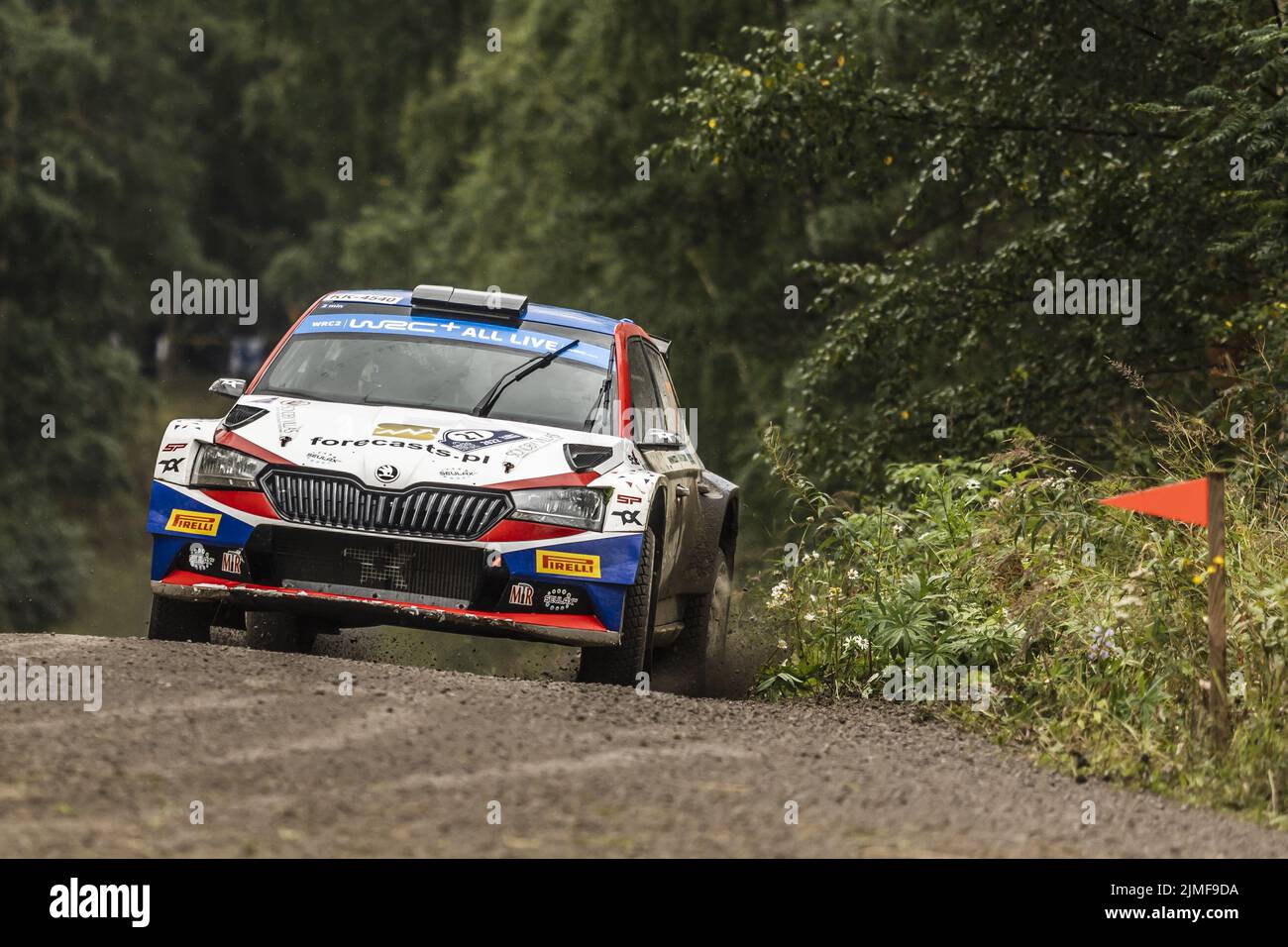 27 PAJARI Sami (fin), MALKONEN Enni (fin), Skoda Fabia Evo, action ...