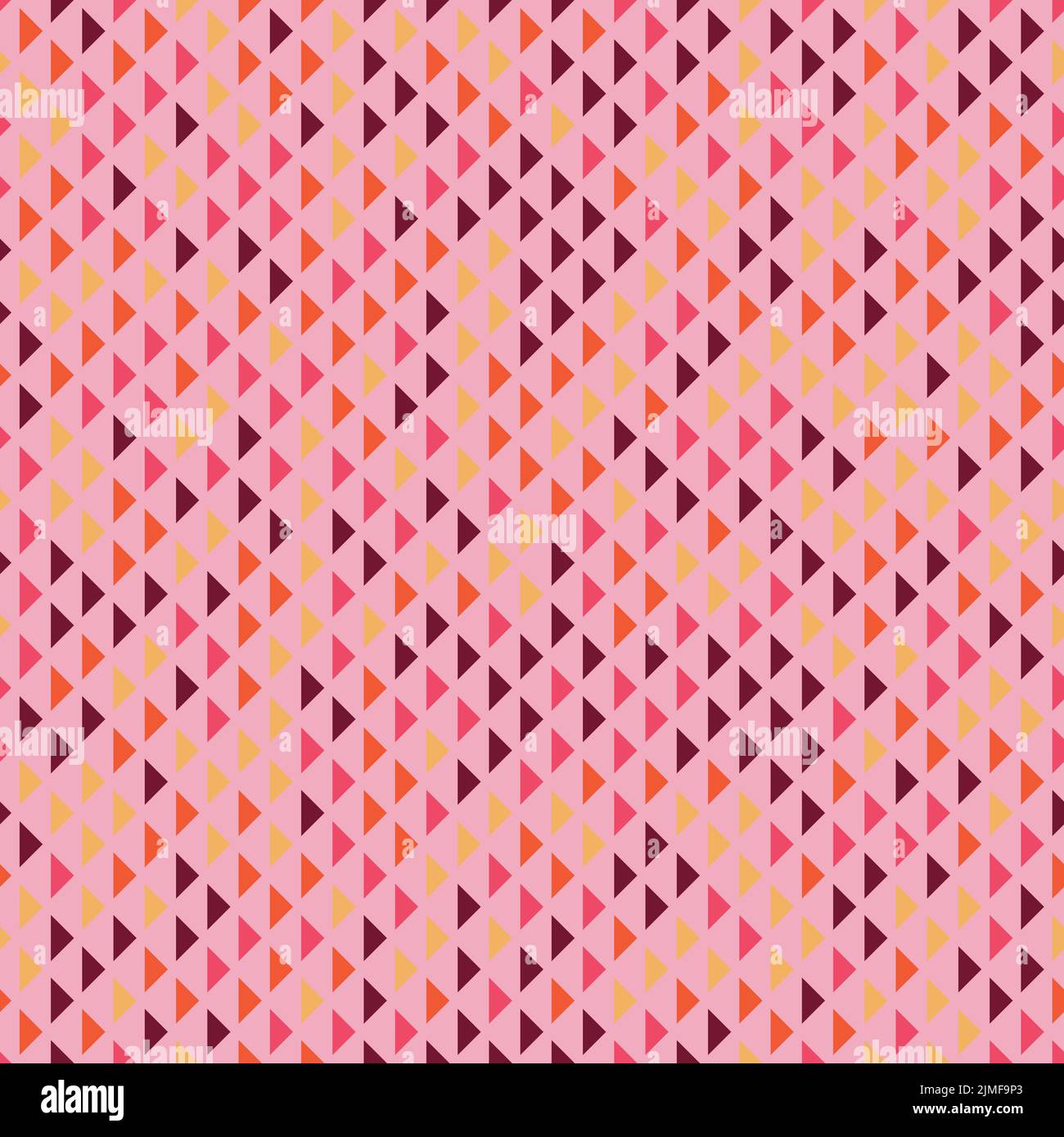 Fashion colored random triangles seamless pattern. Vector repeating ...