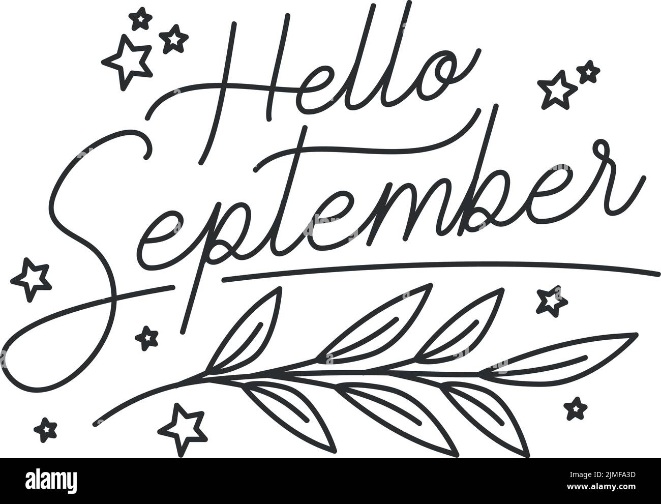 design of hello september Stock Vector Image & Art - Alamy