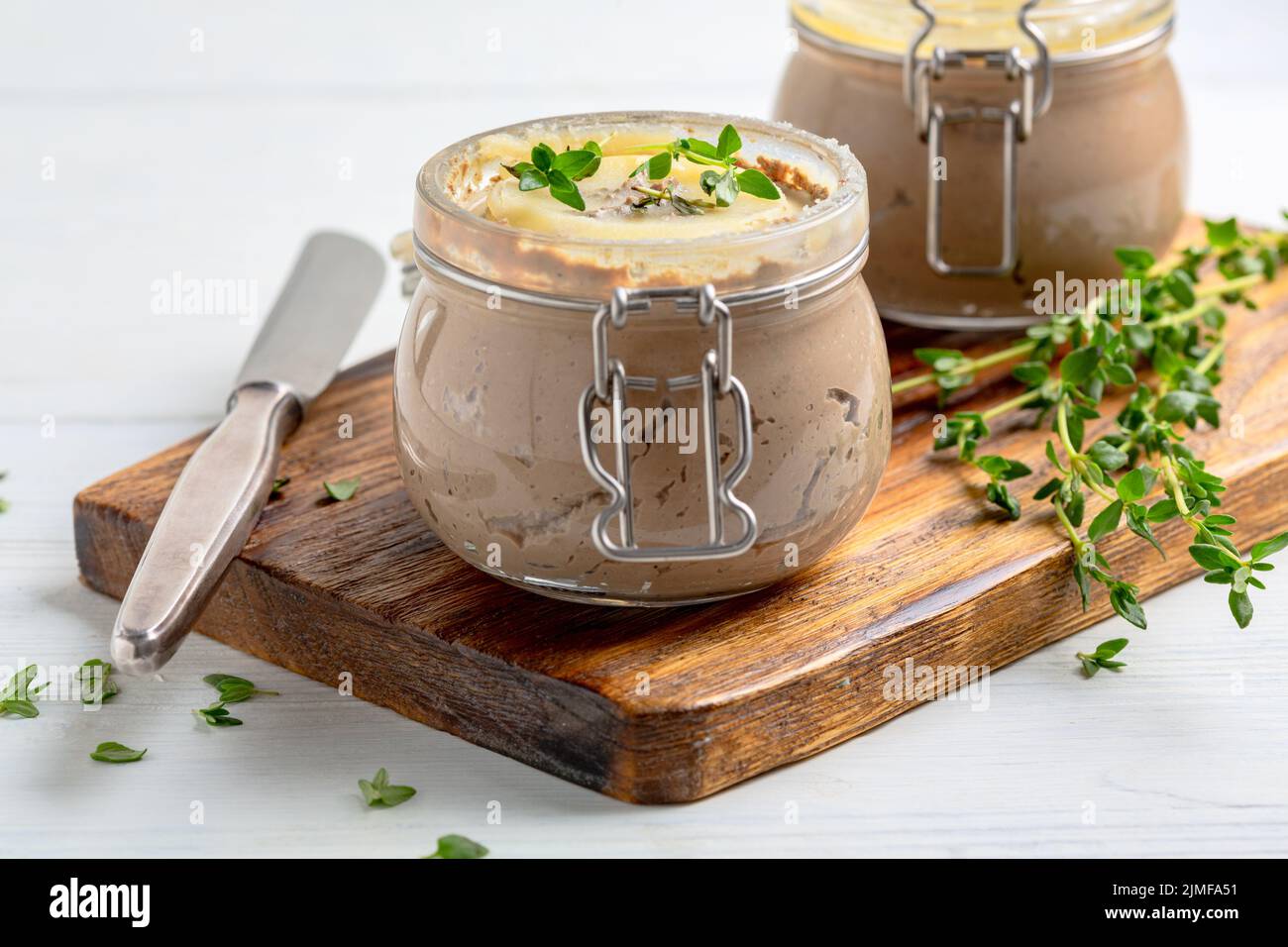 Homemade chicken or turkey liver pate Stock Photo - Alamy
