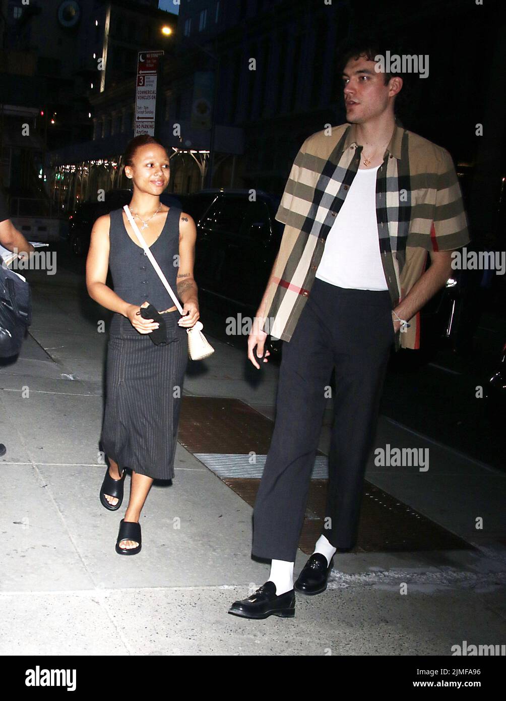 August 05, 2022 Armando Rivera, Myha'la Herrol arriving to Opening ...