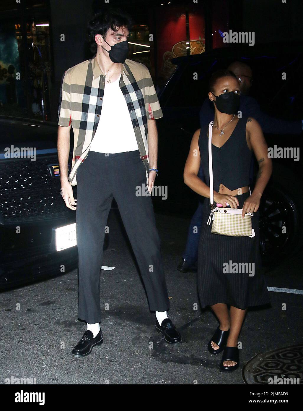 August 05, 2022 Armando Rivera, Myha'la Herrol arriving to Opening ...