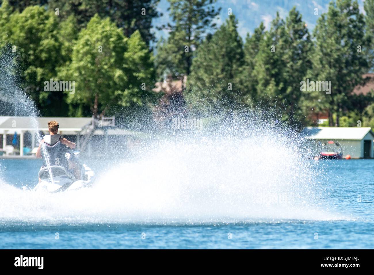 Water jet rider, jet skiing Stock Photo - Alamy