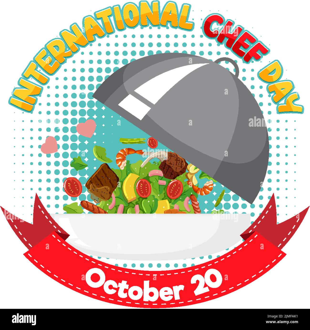 International Chef Day Poster Design illustration Stock Vector Image ...