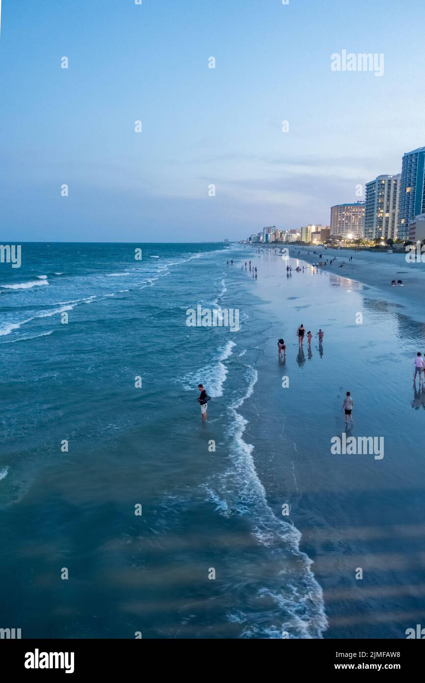 View of Myrtle Beach South Carolina Stock Photo - Alamy