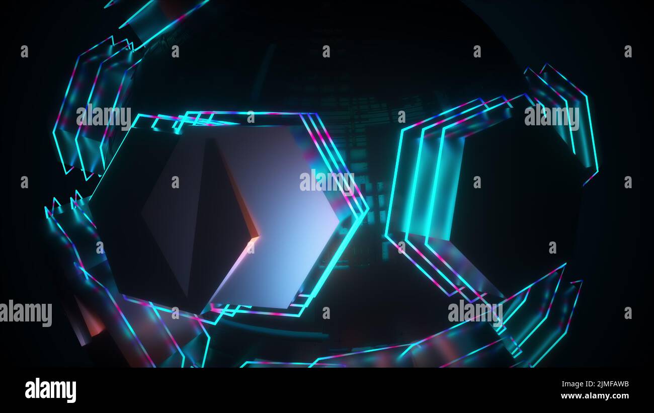 Retro futuristic technology data hi-res stock photography and images ...