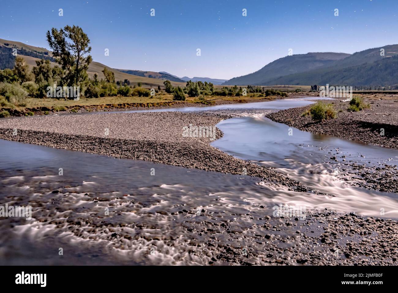 Soda Butte Creek is a major tributary of the Lamar River at Yellowstone ...