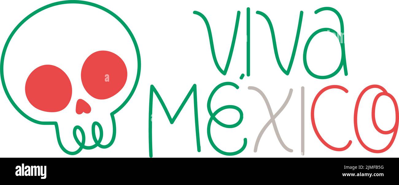 viva mexico lettering Stock Vector Image & Art - Alamy