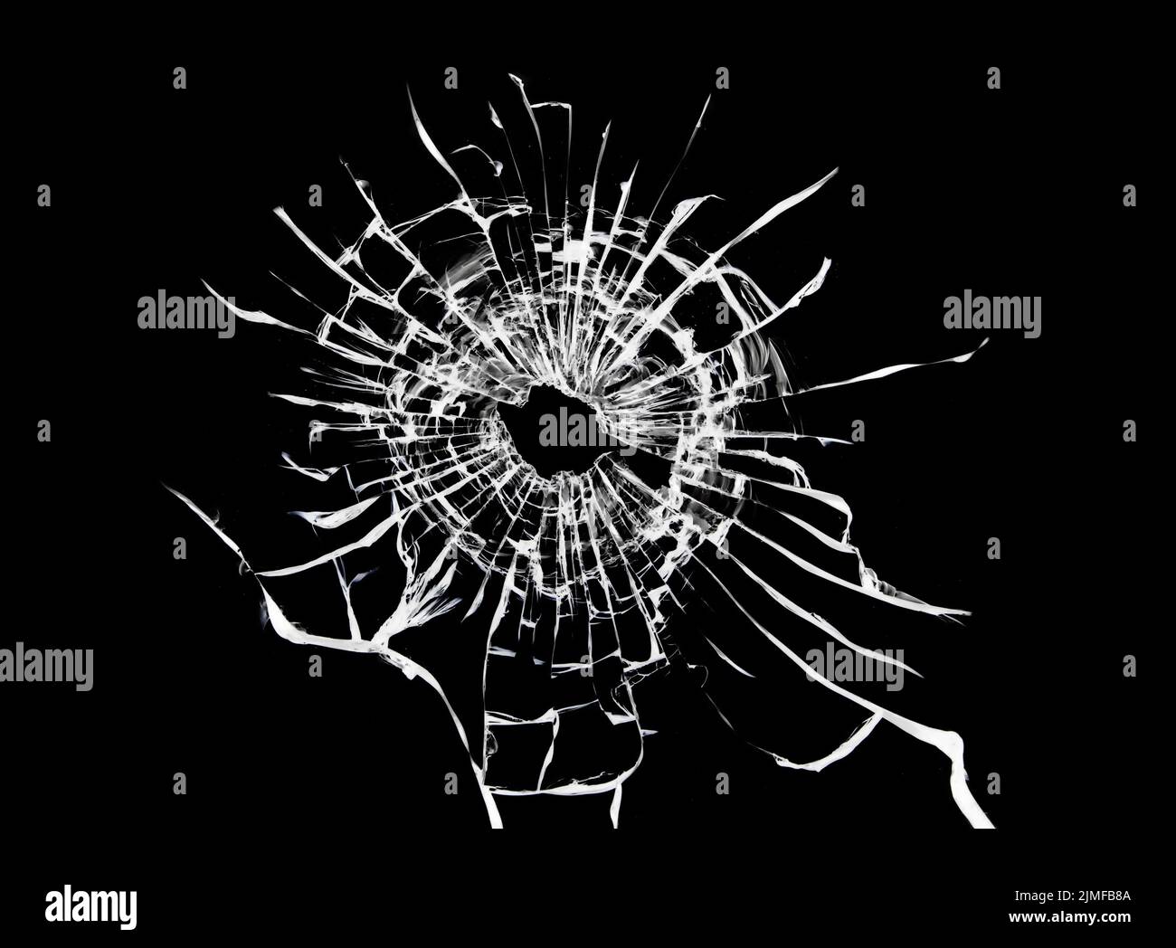 Broken black glass. Texture of cracks on the window Stock Photo - Alamy