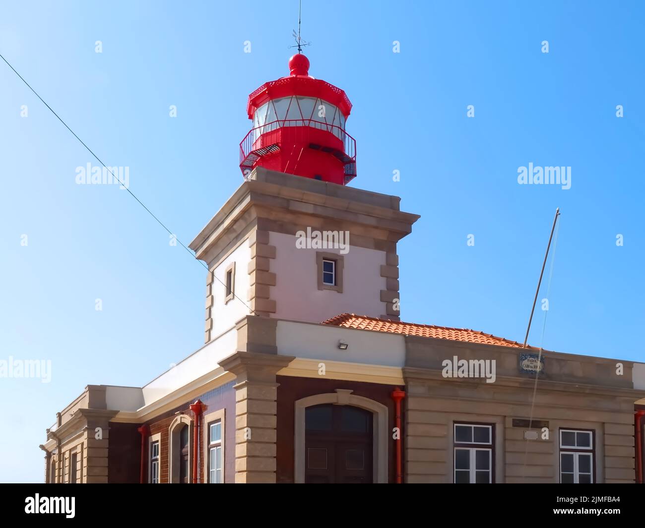 Lighthouse Cabo da Roca in the parques de Sintra in Portugal Stock ...
