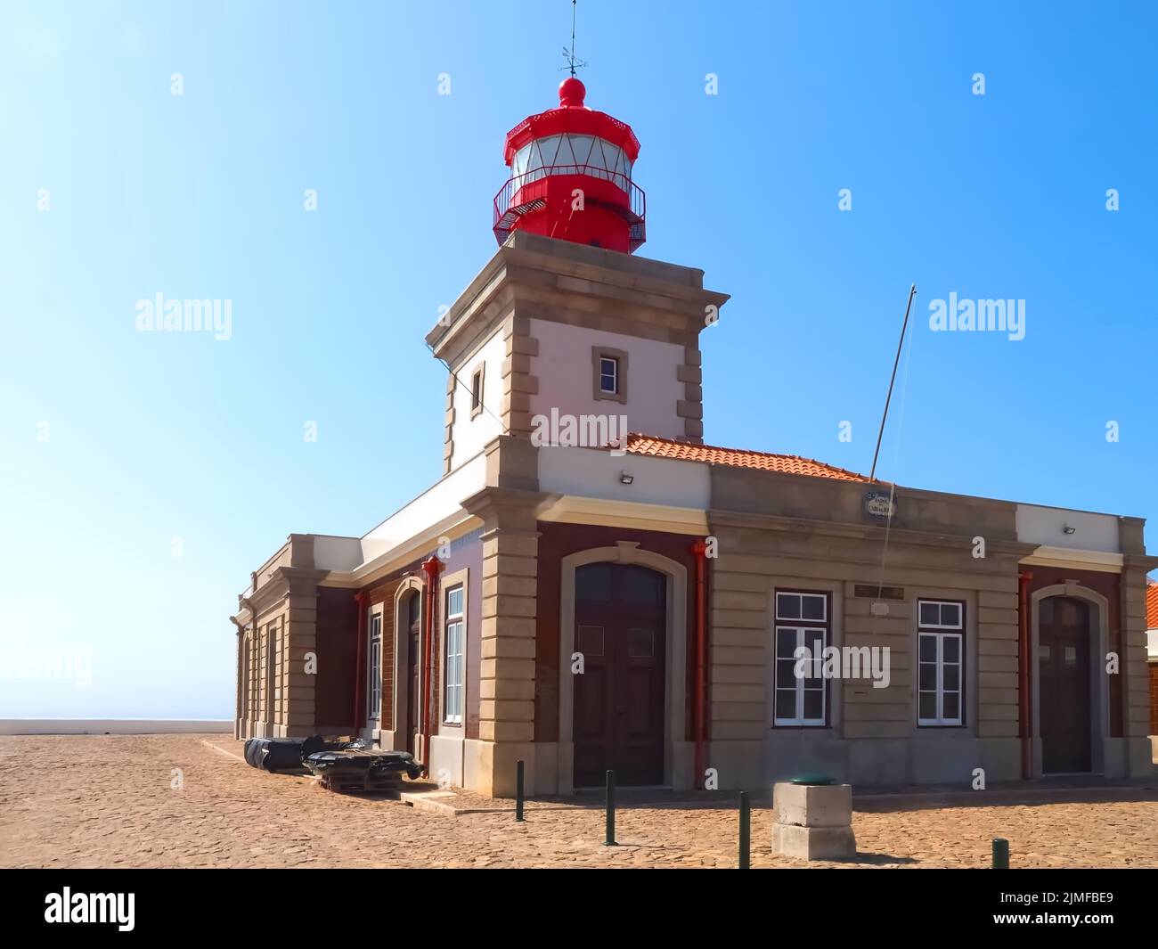 Lighthouse Cabo da Roca in the parques de Sintra in Portugal Stock ...