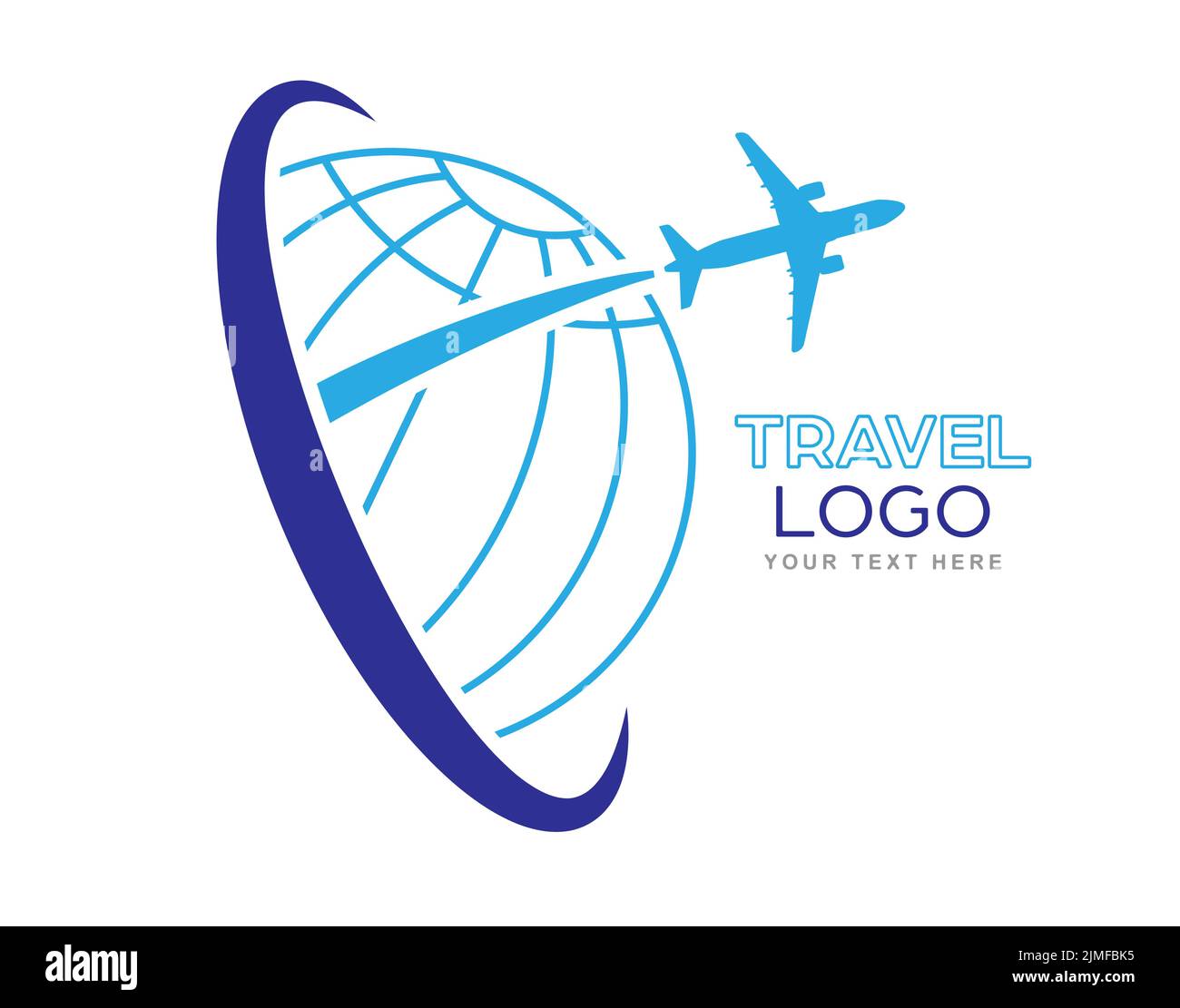 Travel. Vector template for company logo, business and thematic design ...