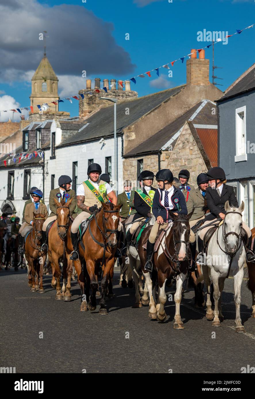 Coldstream, Scottish Borders, 04 August 2022. The return of the ...