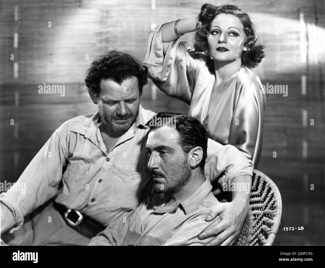 CHARLES BICKFORD PAUL LUKAS and TALLULAH BANKHEAD in THUNDER BELOW 1932 ...