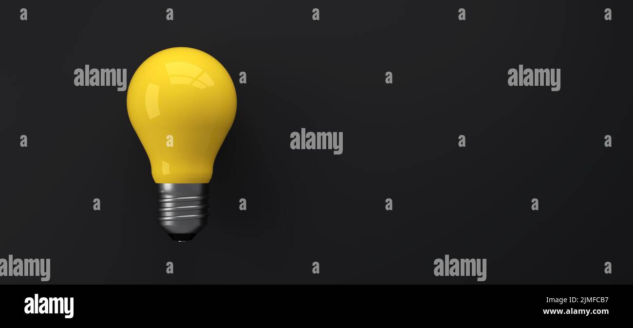 Old classic light bulb in front of background - 3D Illustration Stock ...