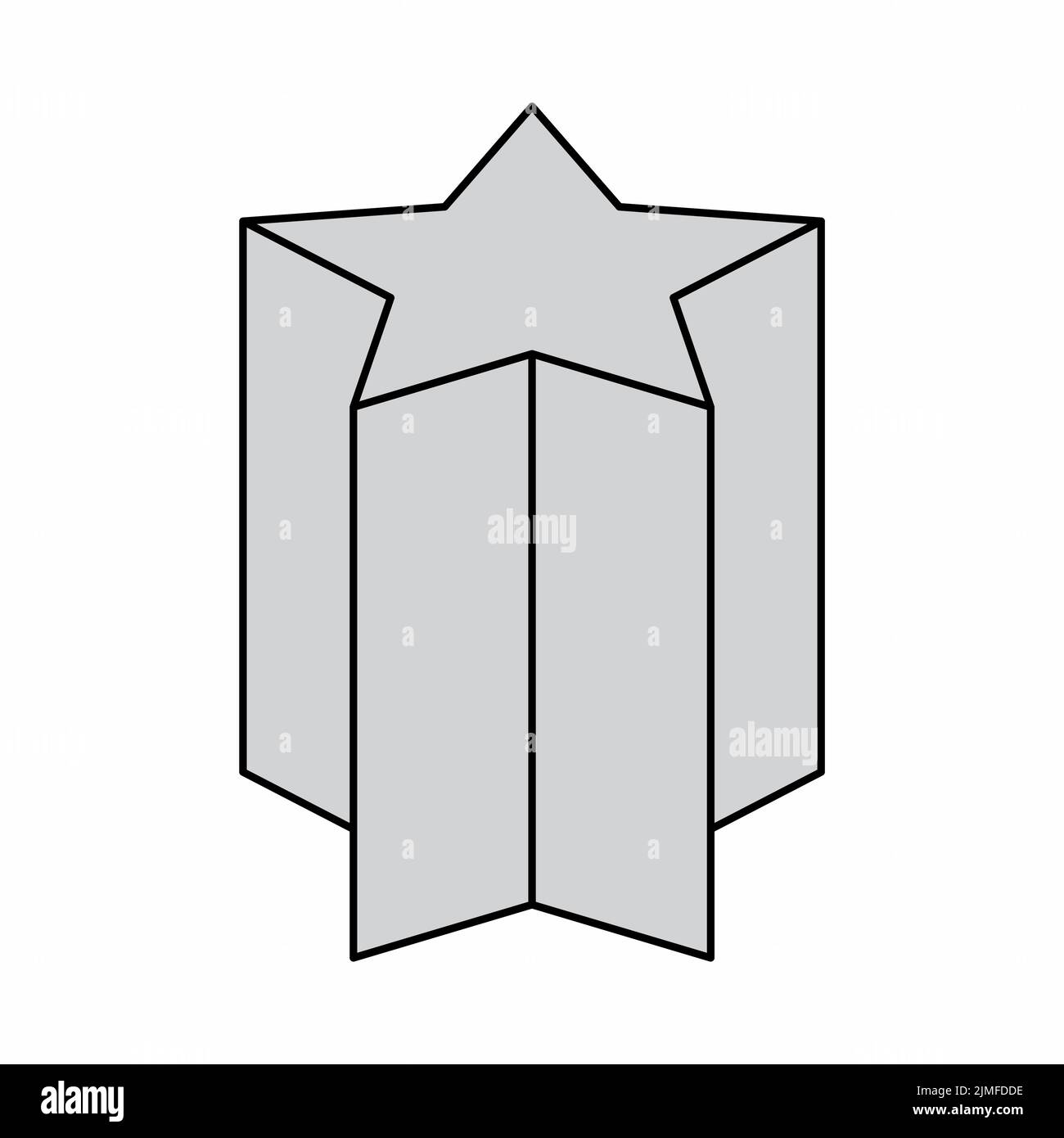 Decagonal Prism Net