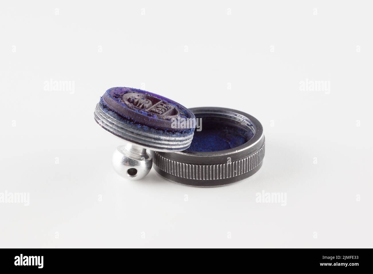 round stamp for prescription forms and signatures isolation Stock Photo ...