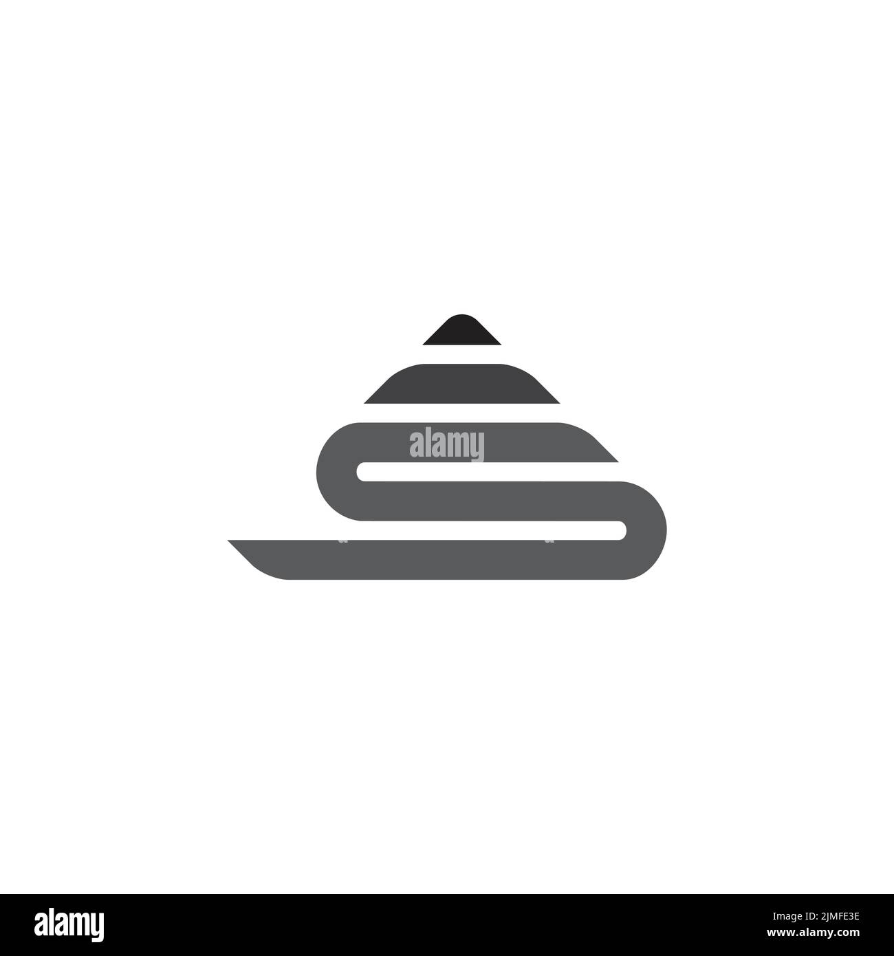 Letter gradient shape simple Stock Vector Images - Alamy