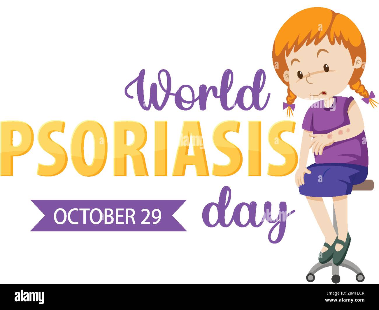 World Psoriasis Day Poster illustration Stock Vector Image & Art - Alamy