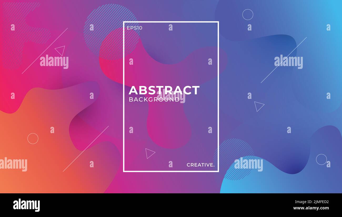 A design vector template with pink blue shapes and copy space Stock ...