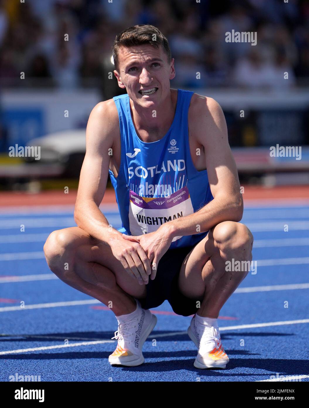 Scotlands Jake Wightman Reacys After Finishing Third In The Mens 1500