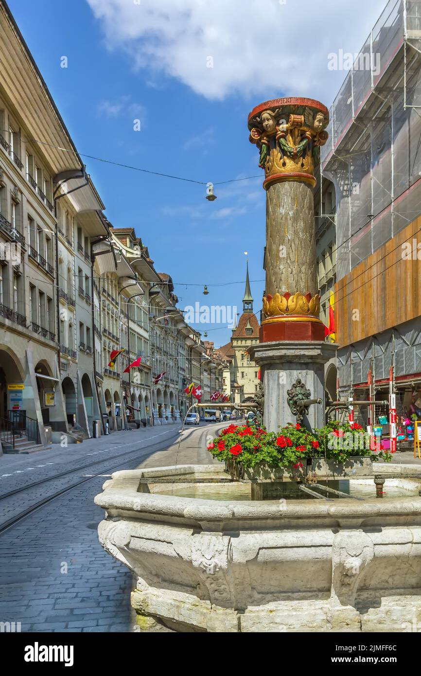 Fountain in Bern, Switzerland Stock Photo - Alamy