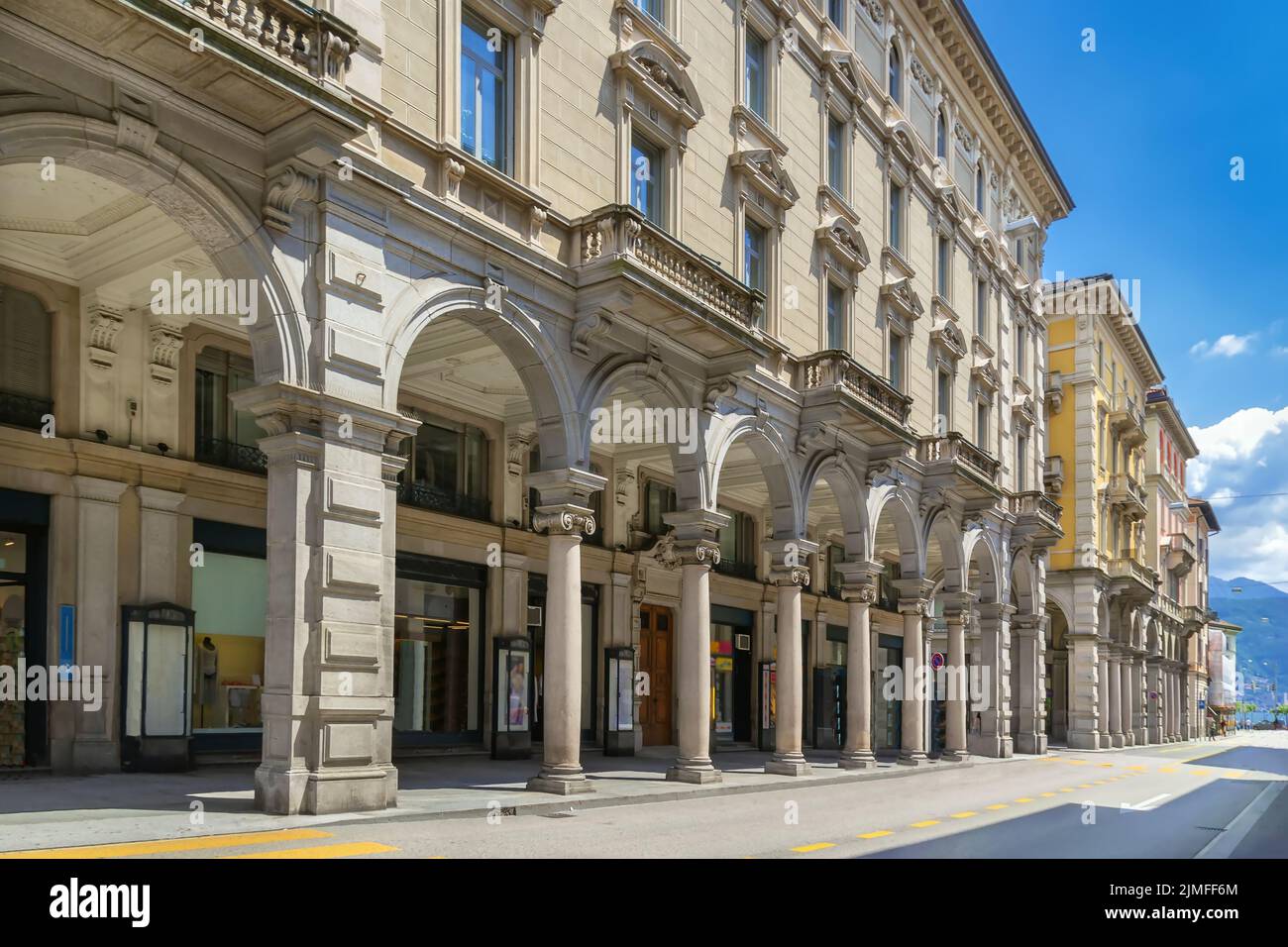 Old town of lugano hi-res stock photography and images - Alamy