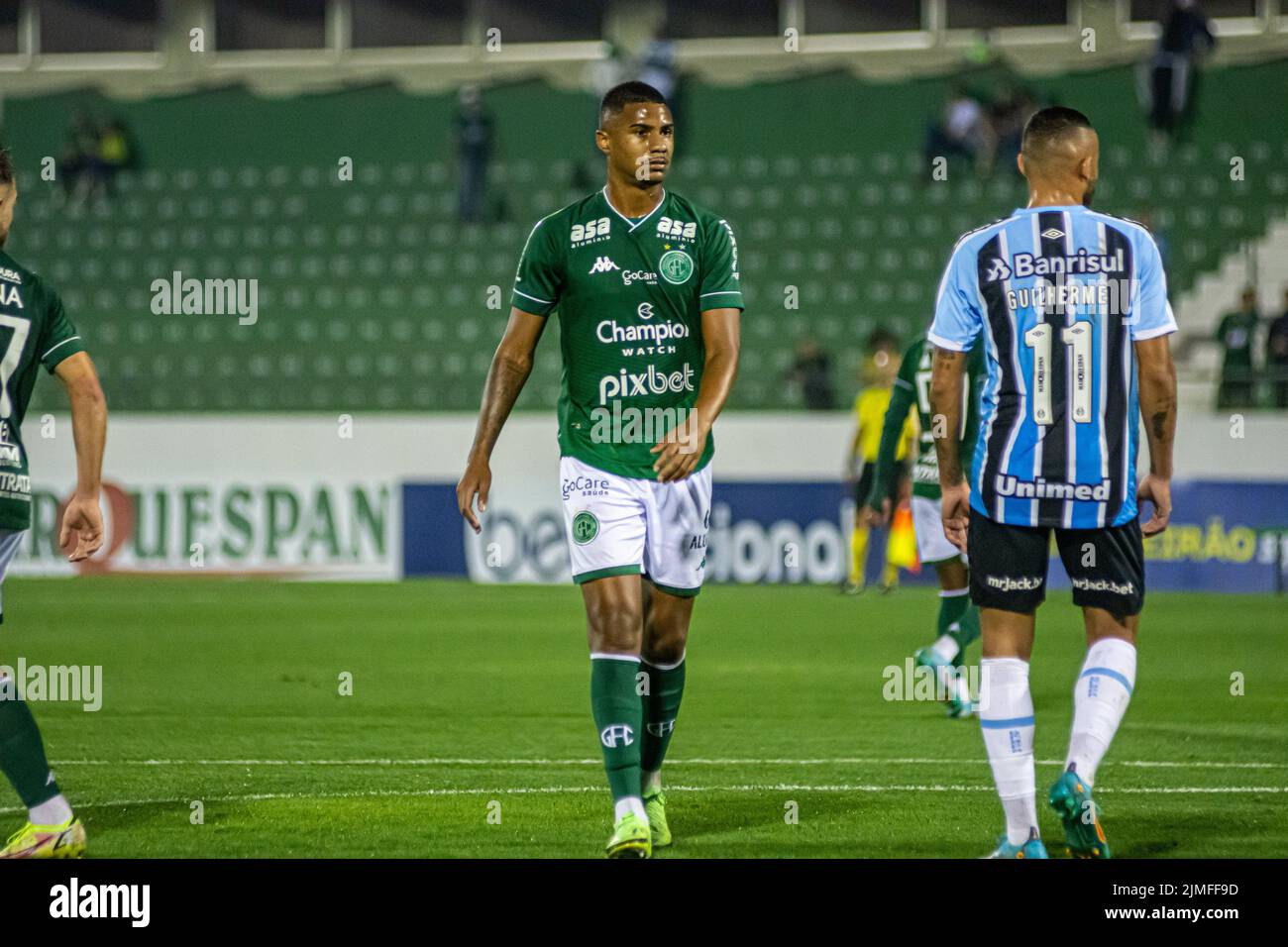 Campinas, Brazil. 05th Aug, 2022. Derlan during Guarani X Grêmio held ...