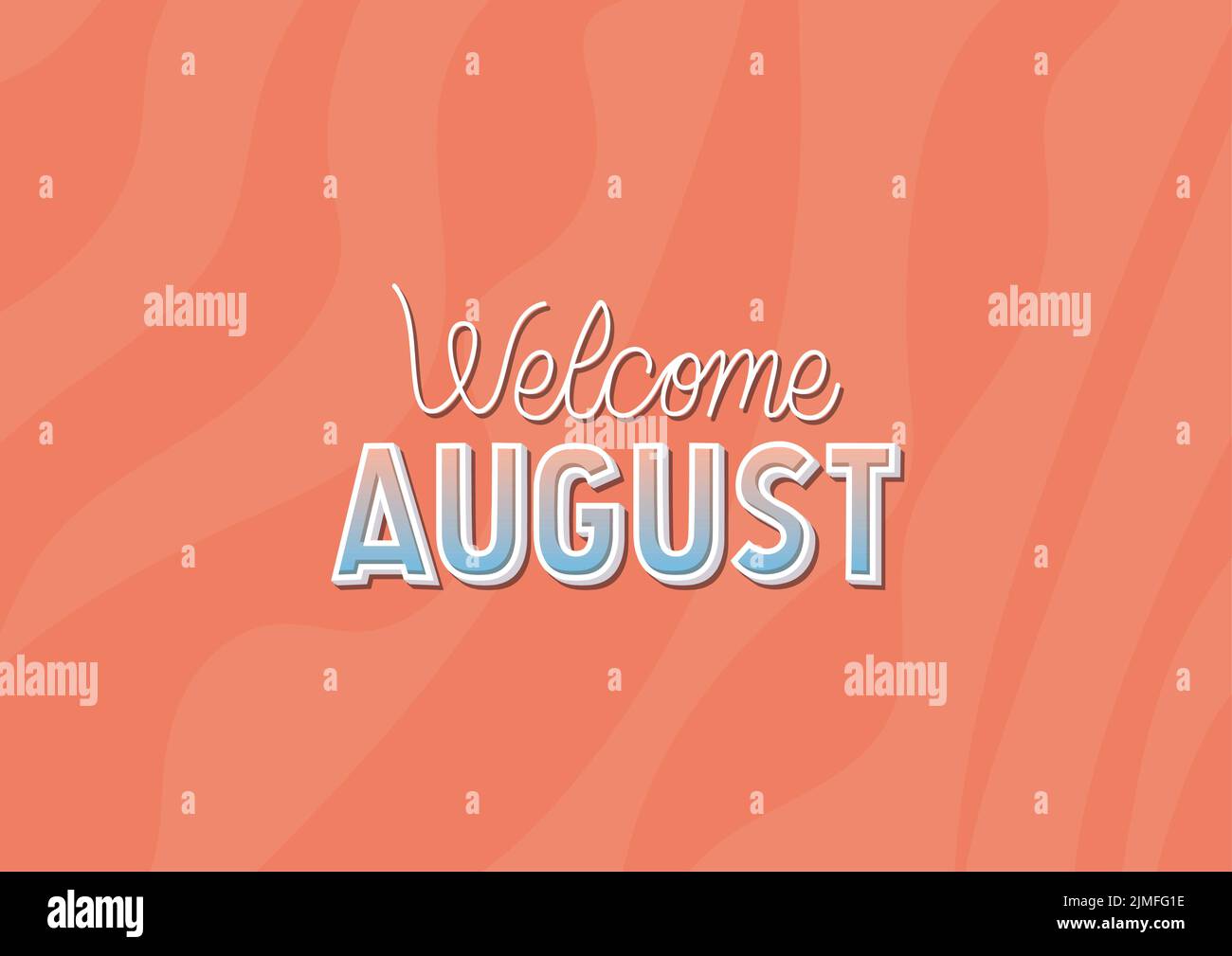 poster of welcome august Stock Vector Image & Art - Alamy