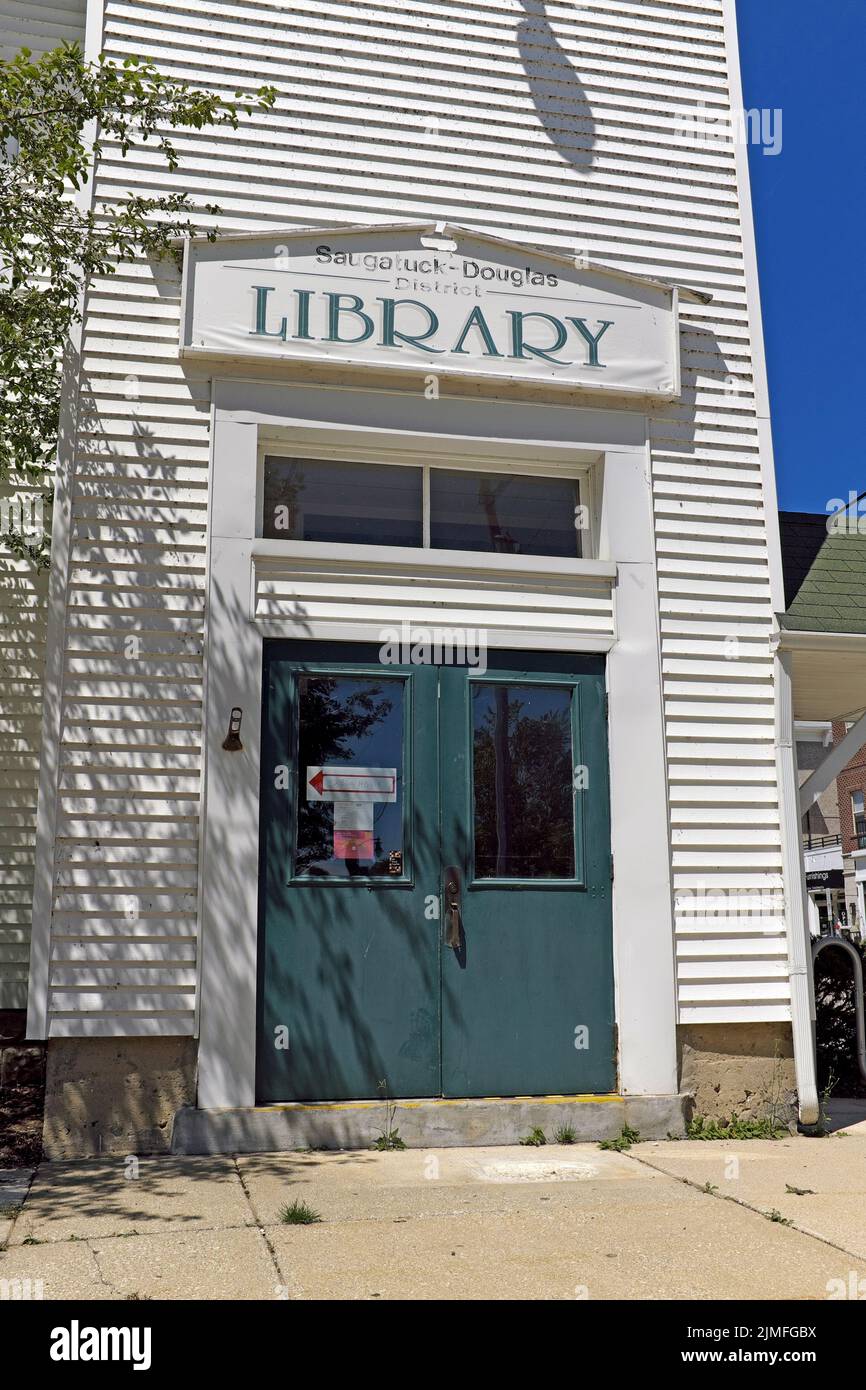Old historic saugatuck douglas library vertical 2022 hi-res stock ...