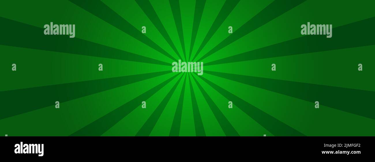 Rays wide green background. Sun light, shine, summer background ...
