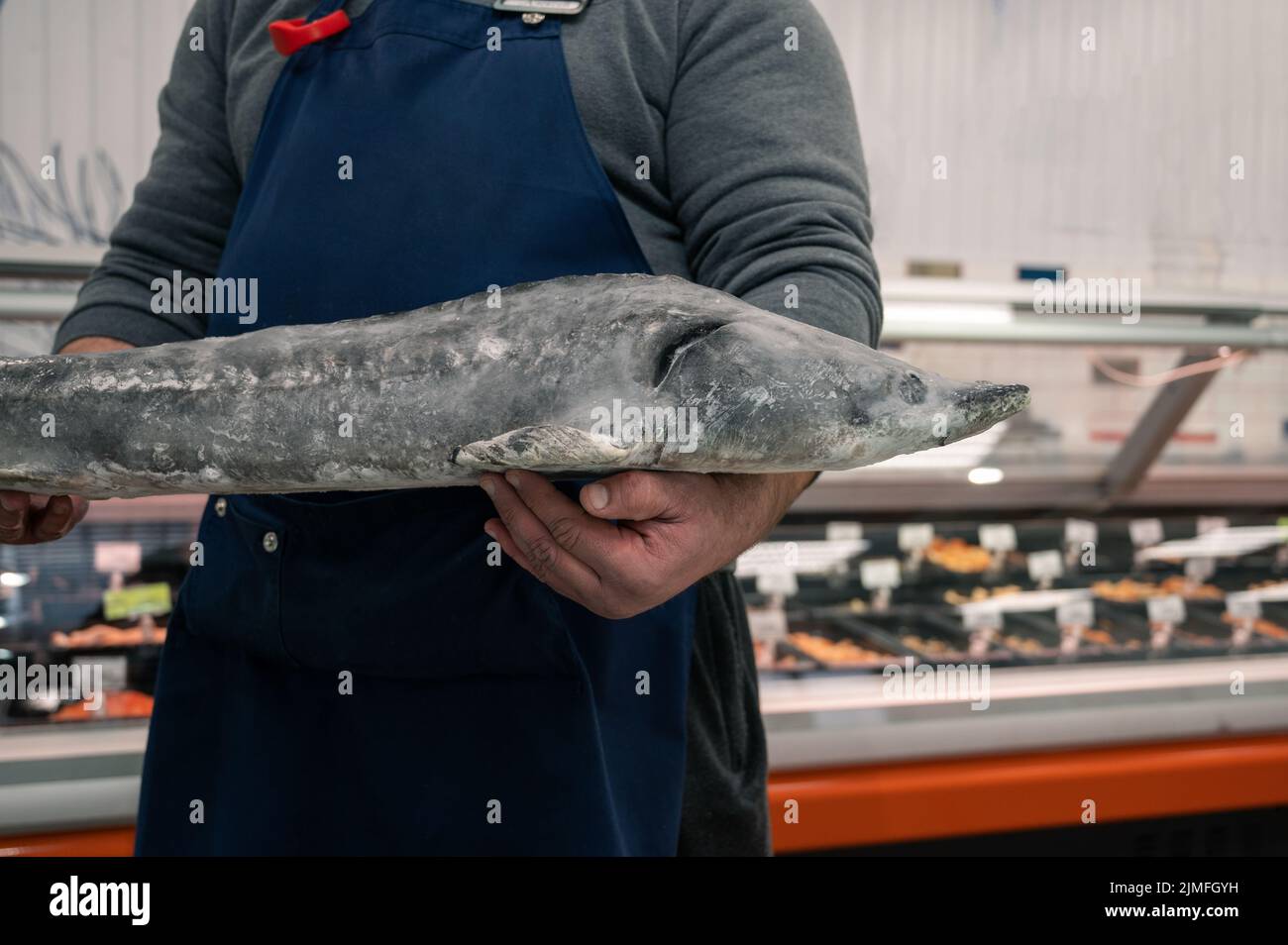 Russian fishmonger hi-res stock photography and images - Alamy