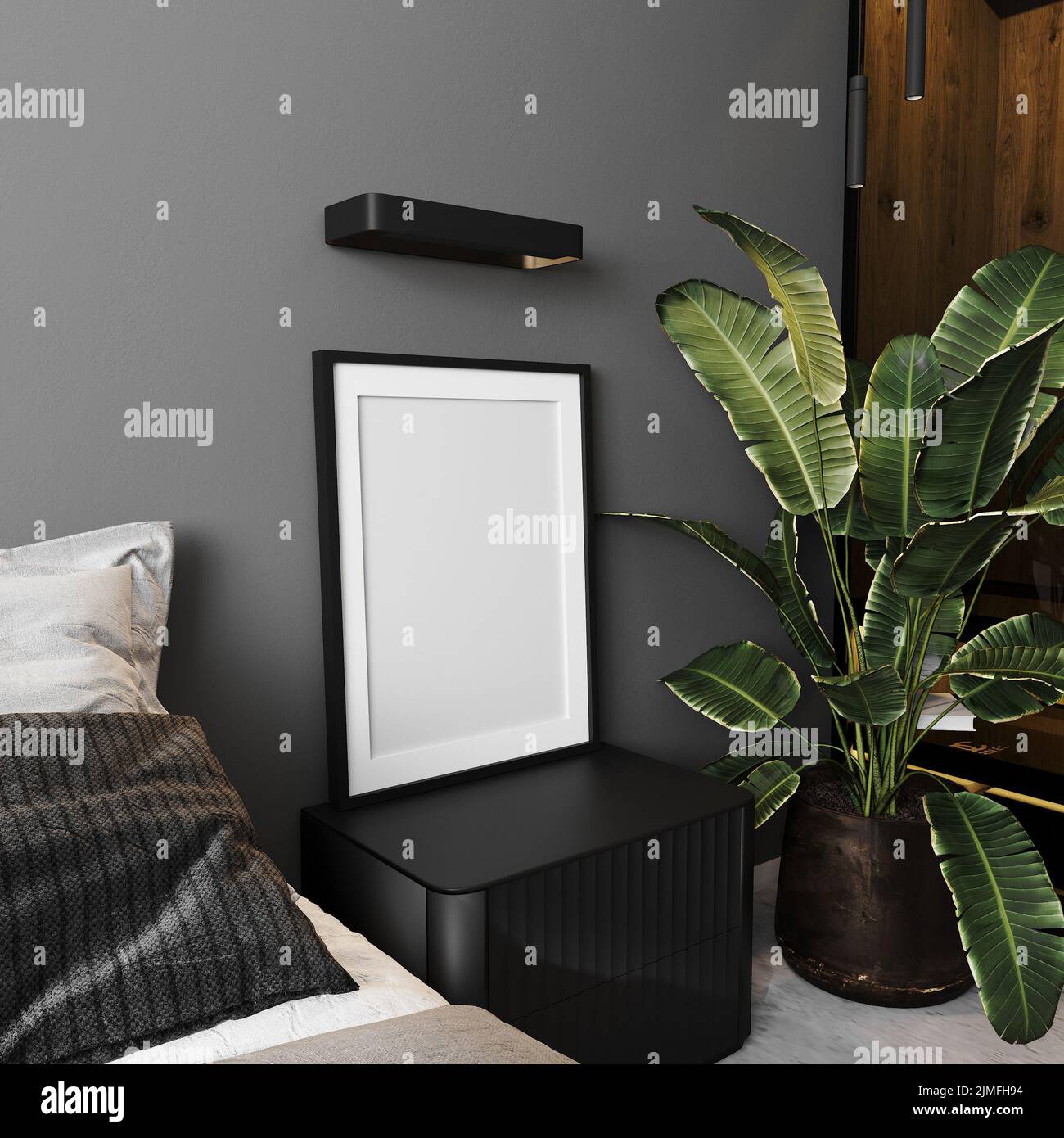 Blank poster frame mat hi-res stock photography and images - Alamy