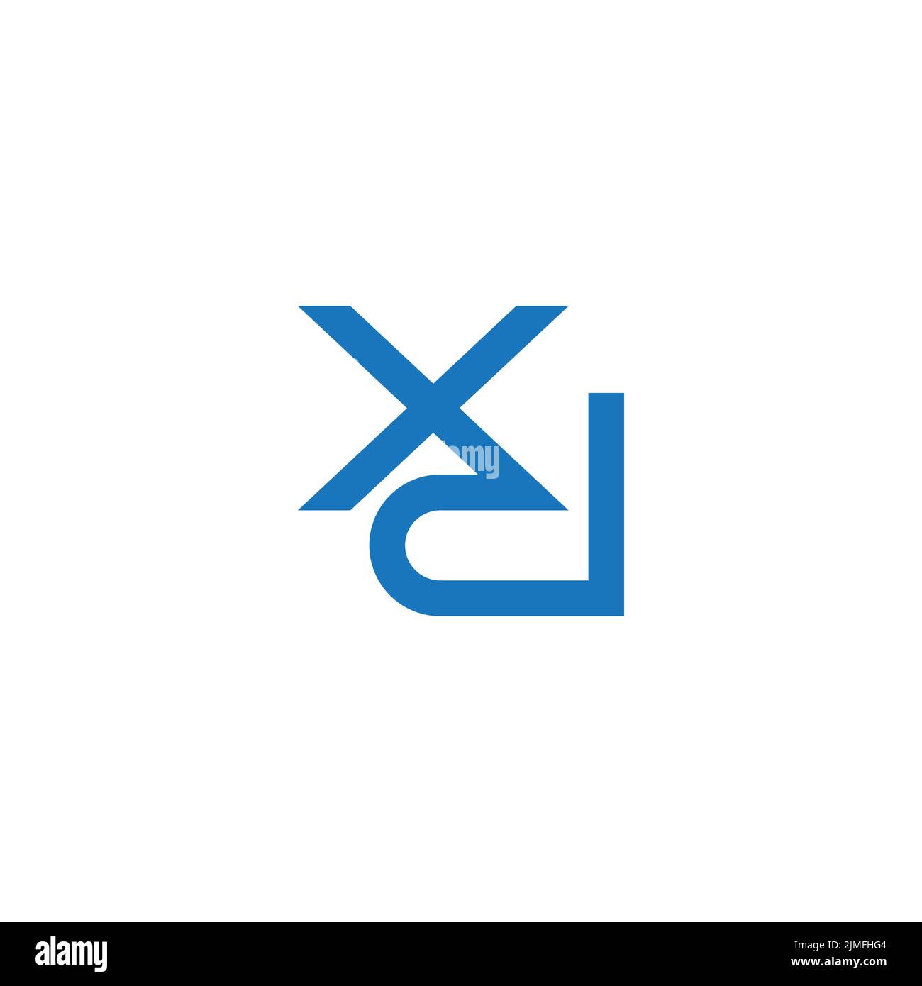 letter xd simple geometric logo vector Stock Vector Image & Art - Alamy