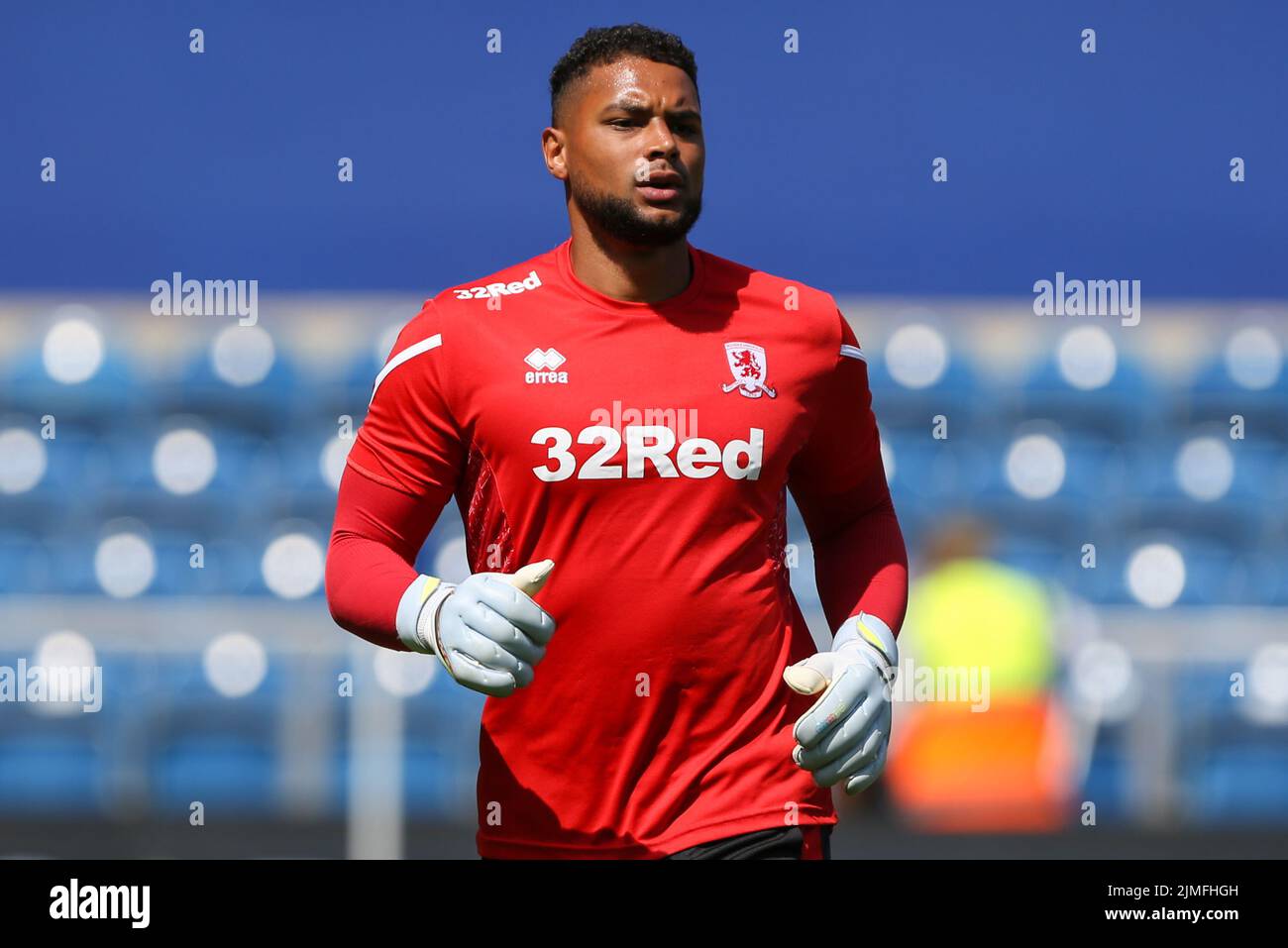 Zack Steffen #1 of Middlesbrough during the warm up Stock Photo - Alamy