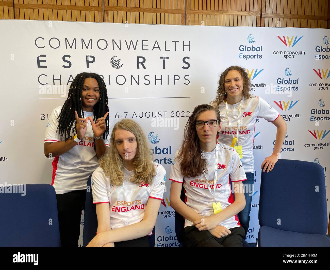 Members of the Esports England team, India 'Alanis' Brown, Bella ...