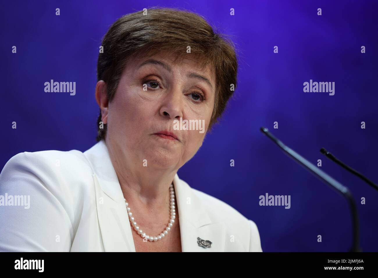 Managing Director of the International Monetary Fund (IMF) Kristalina ...