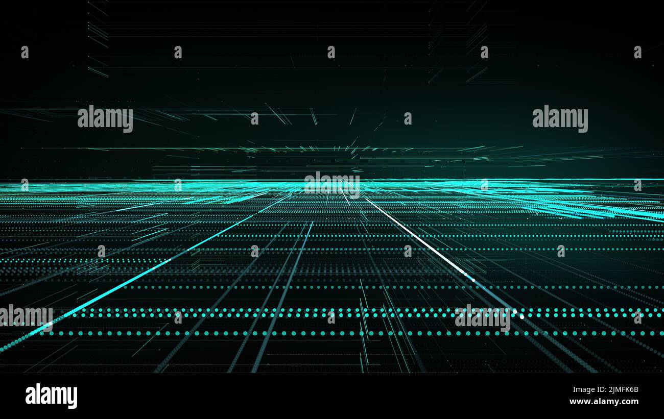 Digital abstract data maze Stock Photo - Alamy