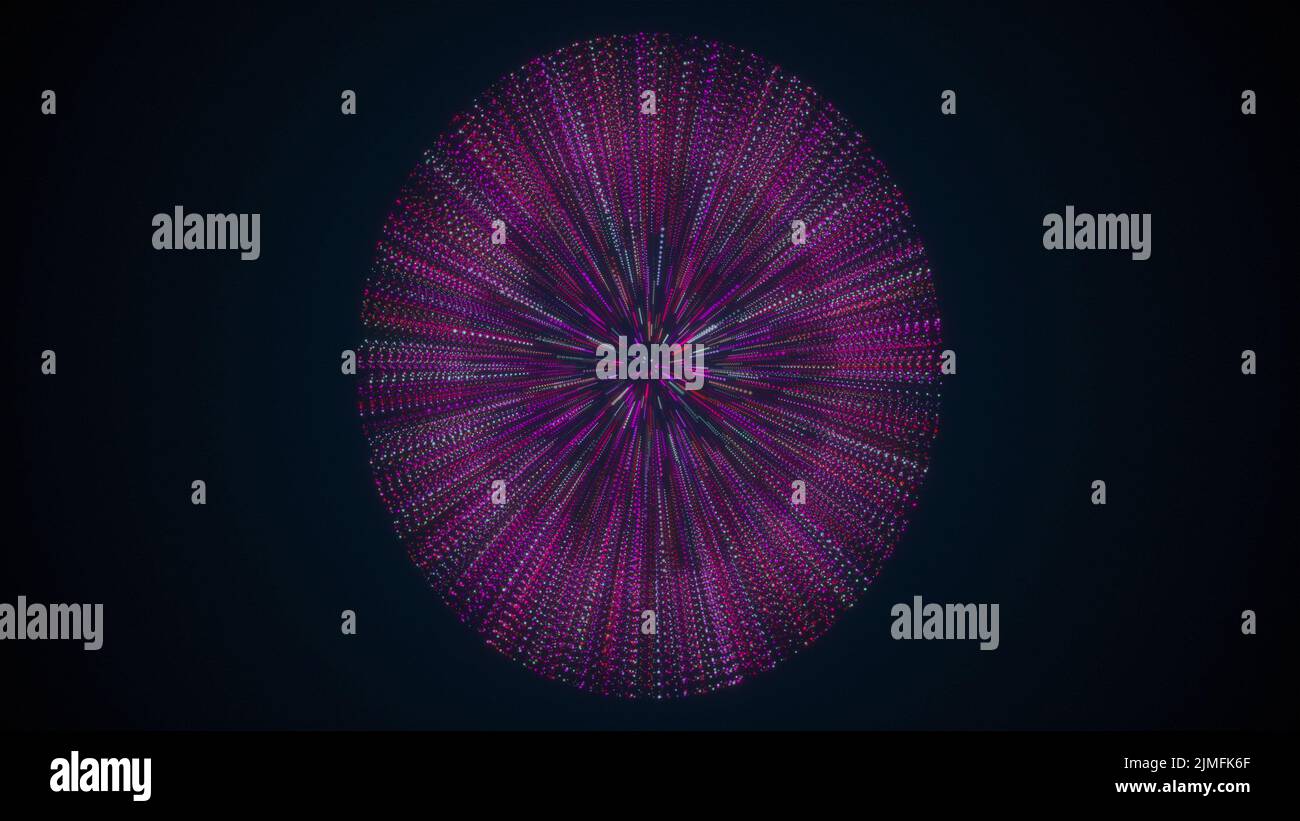 Abstract particles sphere hi-res stock photography and images - Alamy