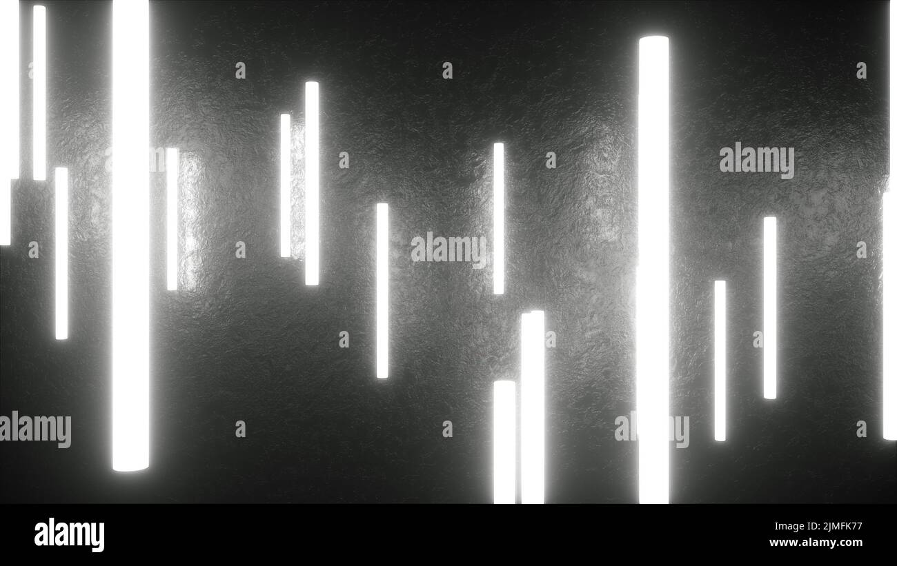 Random glow tubes Stock Photo - Alamy